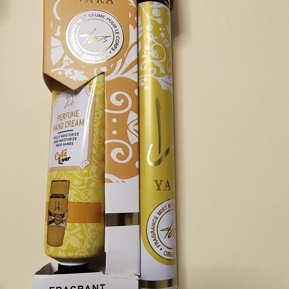 Ara | Accents | Yara Yellow Perfume Hand Cream And Mist Duo Original ...